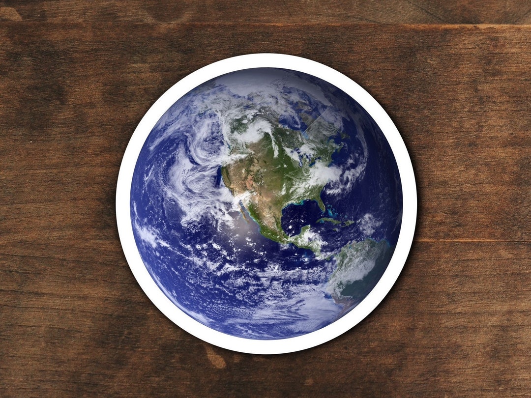 Mother Earth Vinyl Sticker: Weatherproof Astronomy Science - Etsy