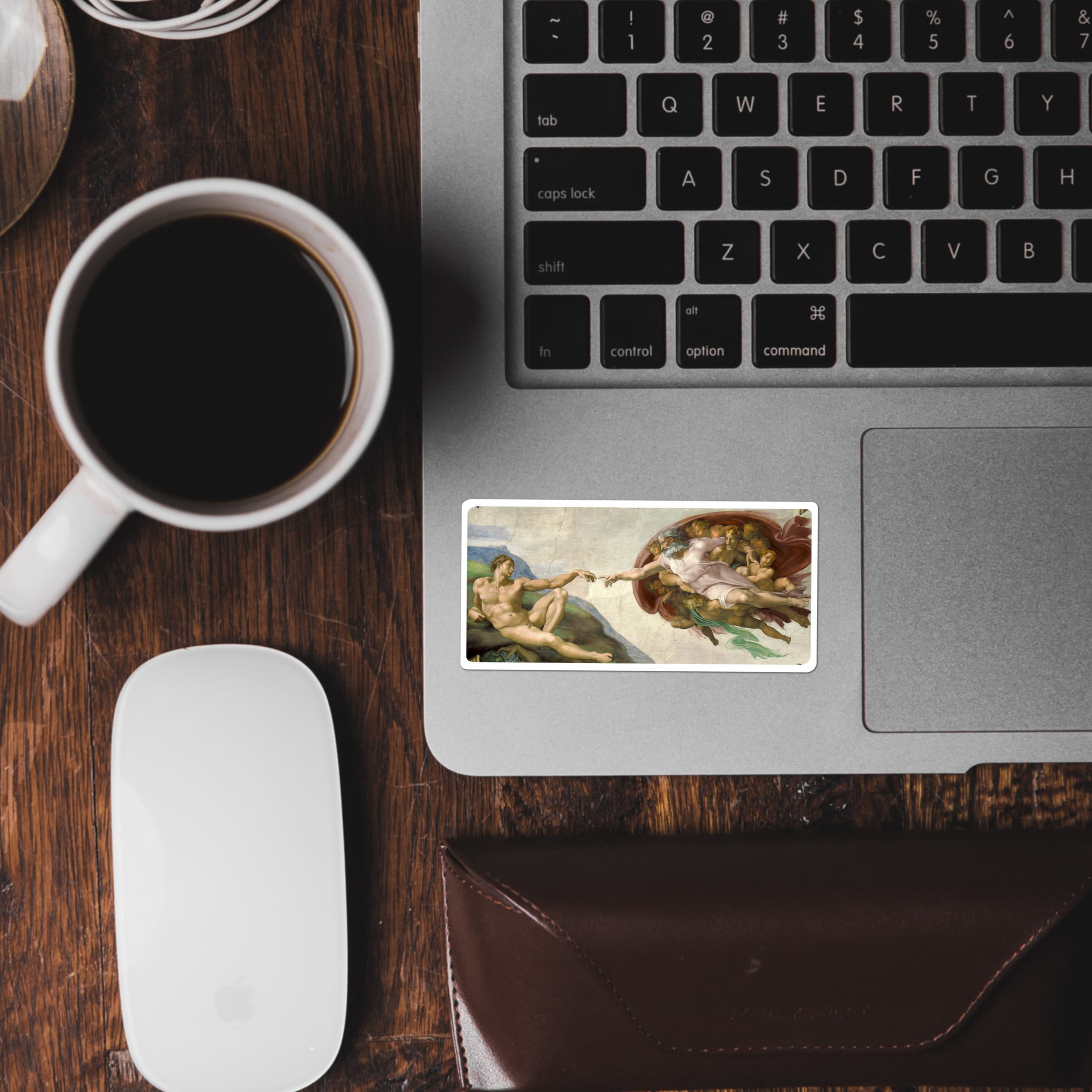 Michelangelos Creation of Adam Sticker Art Sticker Renaissance Art - Etsy