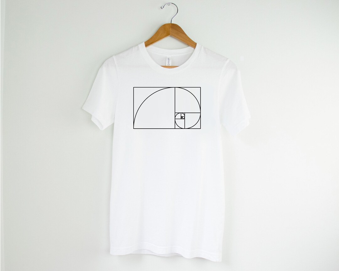 Golden Ratio T-shirt | Fibonacci Sequence T-shirt | the Divine Proportion | Mathematics Shirt - Etsy
