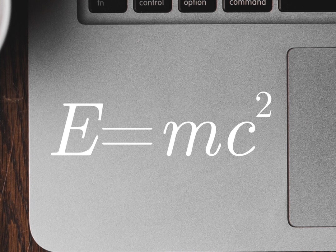 E=mc2 Decal | Decal for Car | Decal for Laptop - Etsy