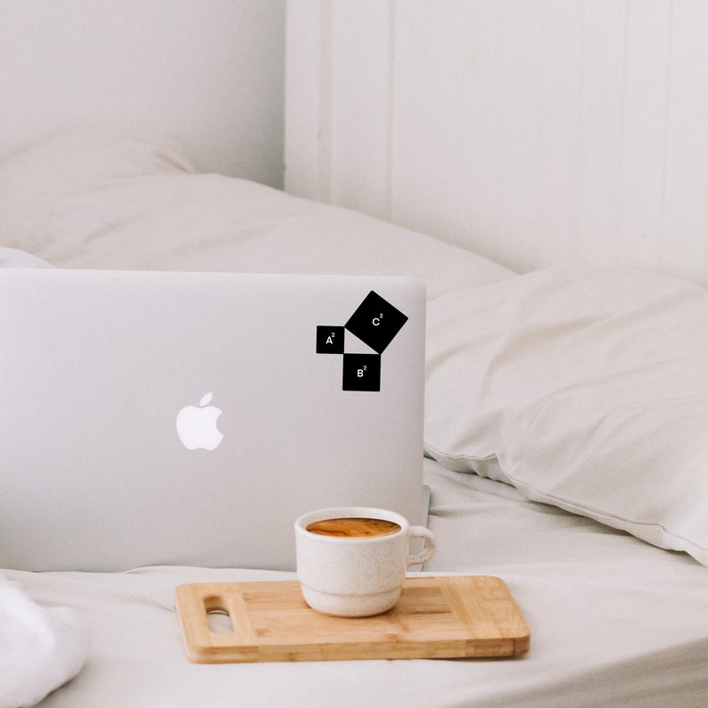 Pythagorean Theorem Proof Decal Decal for Car Decal for - Etsy