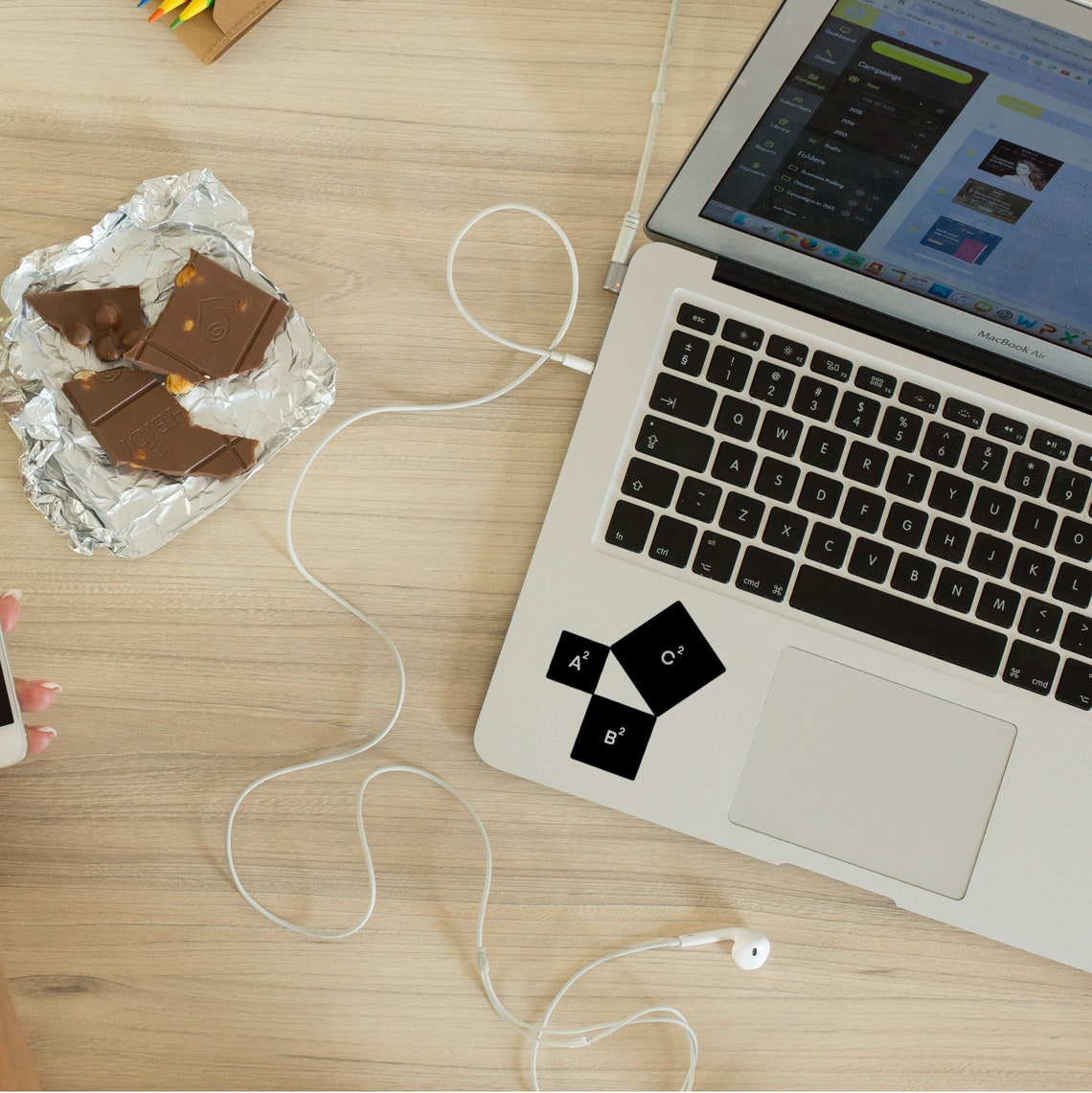 Pythagorean Theorem Proof Decal Decal for Car Decal for - Etsy