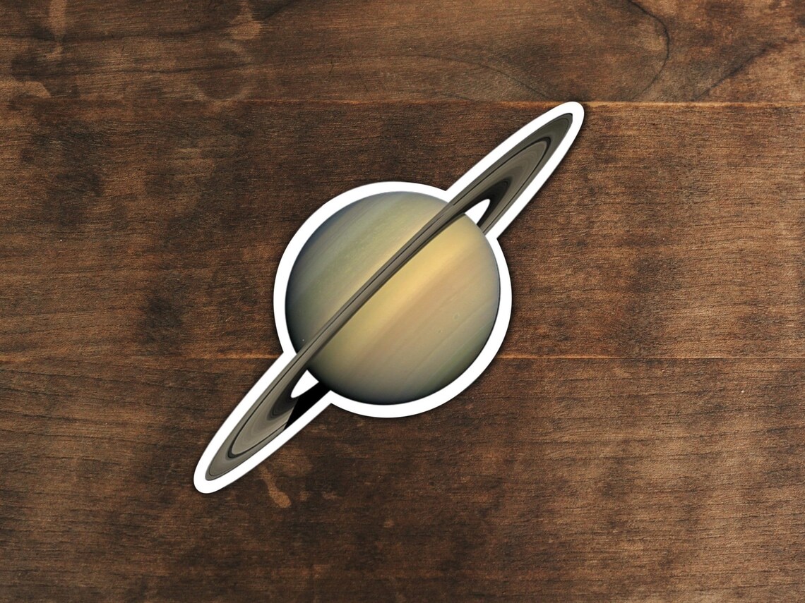 Saturn Sticker Science Sticker Astronomy Sticker - Etsy