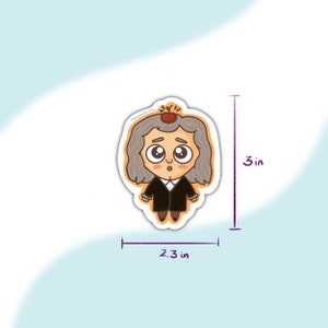 Isaac Newton Cartoon Sticker - Gravity Never Looked so Cute! | Physics ...