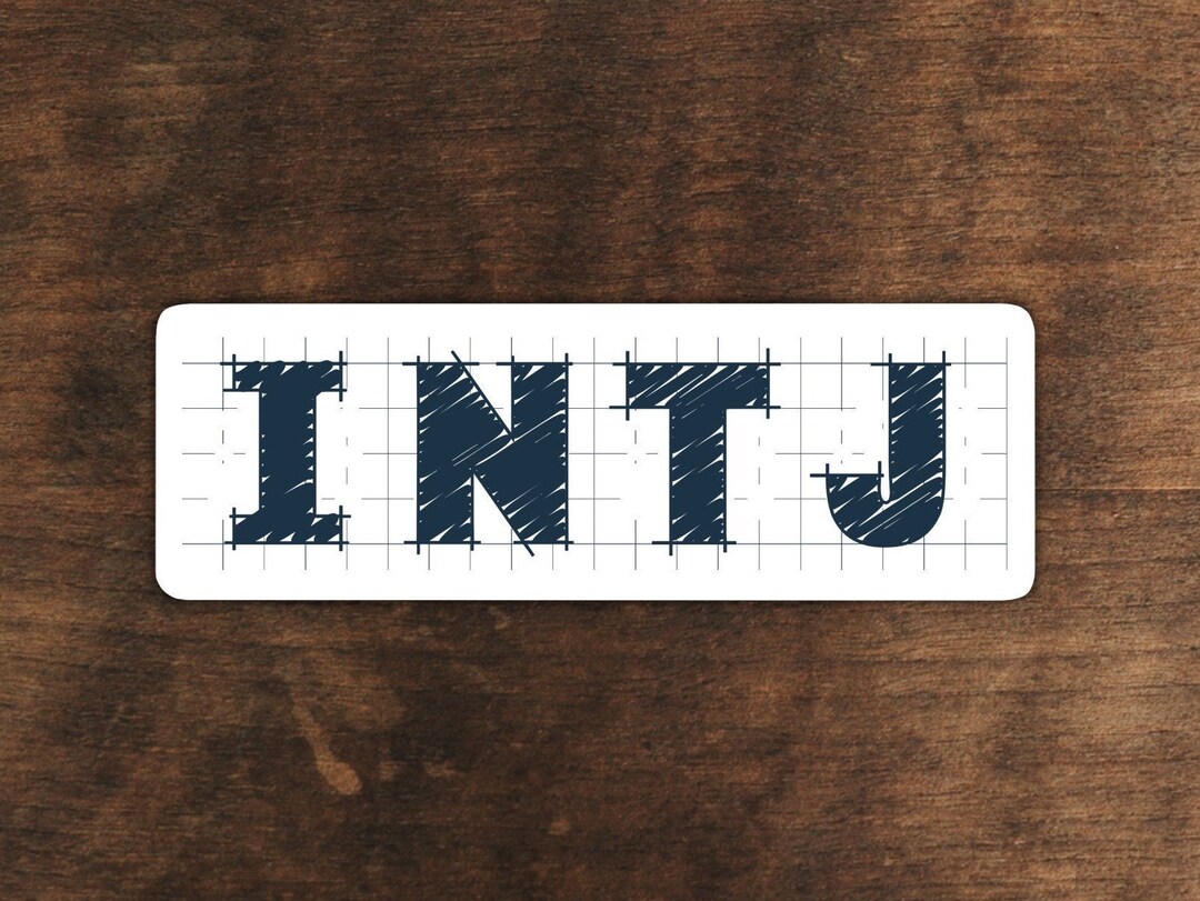 INTJ Architect Sticker: MBTI Personality Vinyl Decal - Etsy