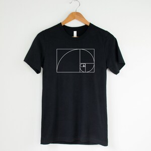 Golden Ratio T-shirt | Fibonacci Sequence T-shirt | the Divine Proportion | Mathematics Shirt - Etsy