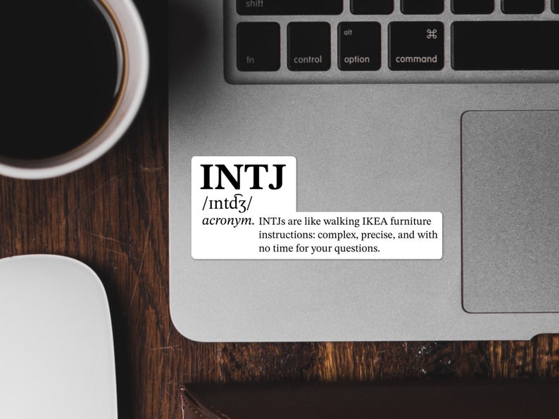 Funny INTJ Definition Sticker MBTI Personality Type - Etsy
