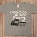 Birthday Shirt choo choo Look Who's Two second birthday | Etsy