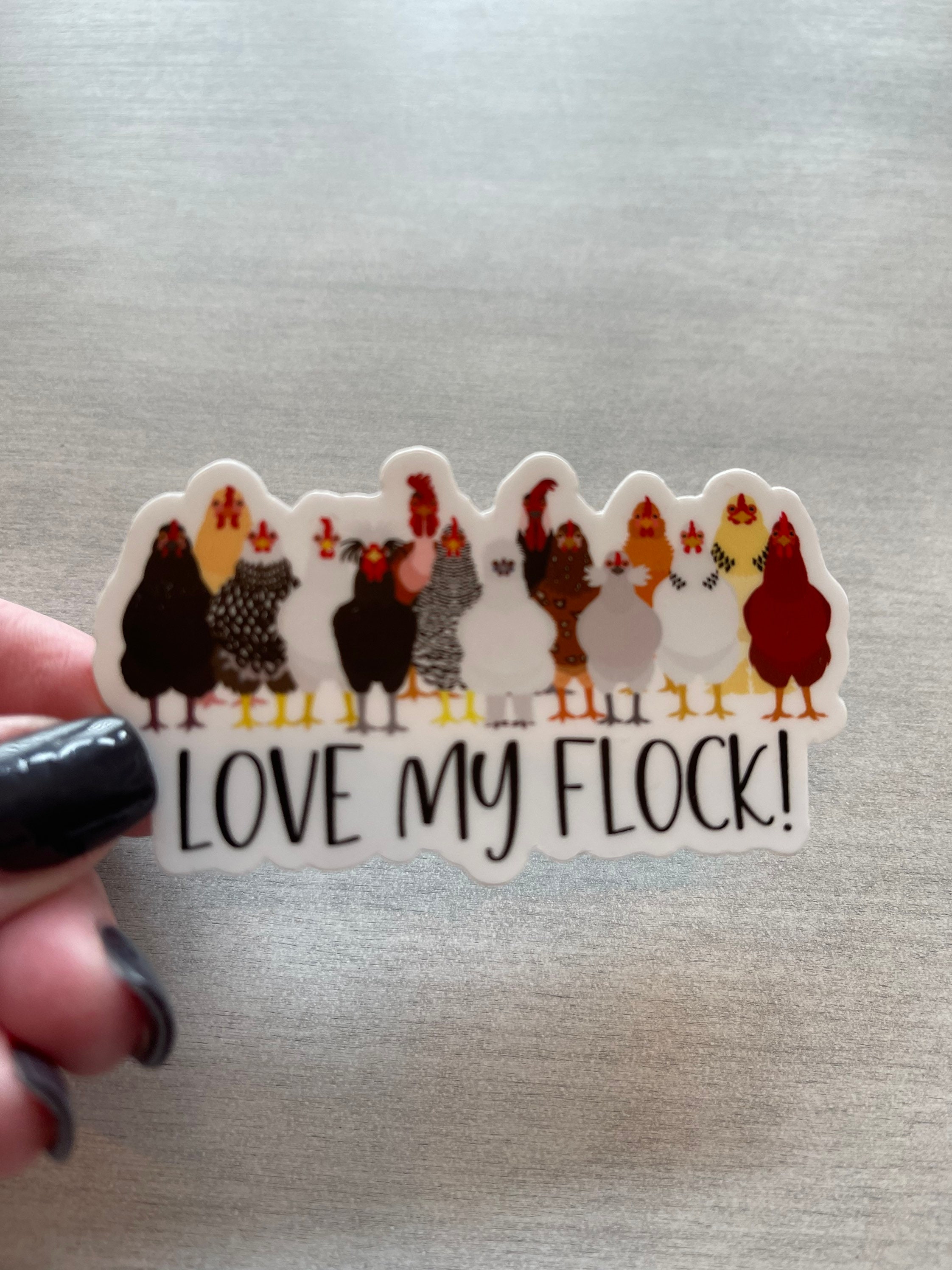 Love My Flock Sticker Perfect for Your Water Bottle Car - Etsy