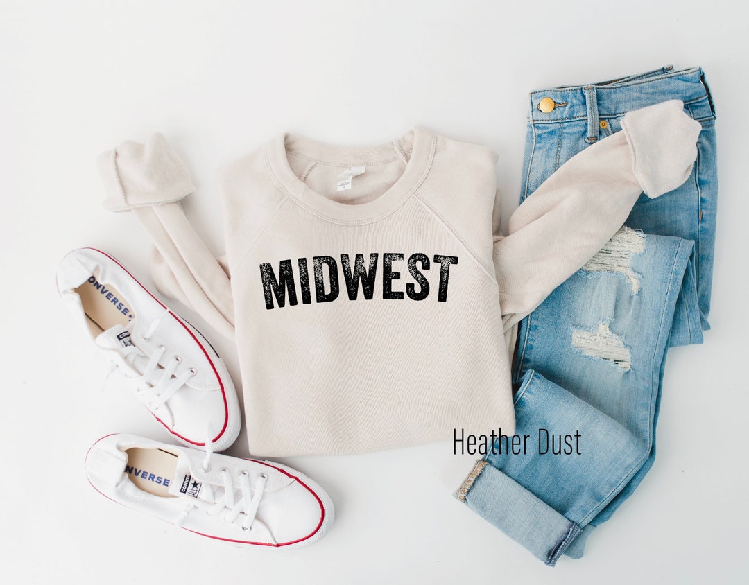 Midwest Sweatshirt, Retro Sweatshirt, Oversized Sweatshirt, Hipster ...