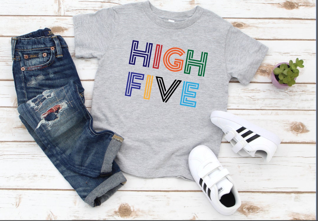High Five Shirt / High Five / High Five Boys Shirt / Boys Tees / Kids ...