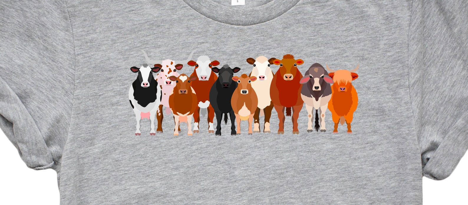 Cow Tee Shirt / Cow Clothing / Cow T Shirt / Women's Cow Shirt / Cows ...