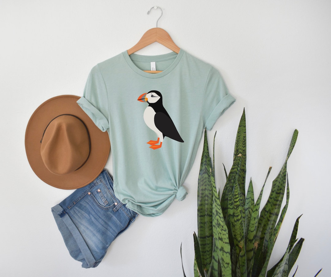Puffin Tee Shirt / Cute Puffin Sweatshirt / Nature Lover Shirt / Puffin ...