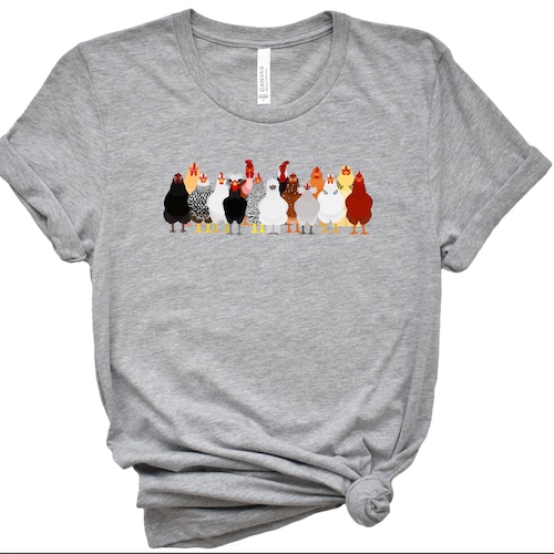 Chicken Tee Shirt / Chicken Clothing / Chicken T Shirt / - Etsy