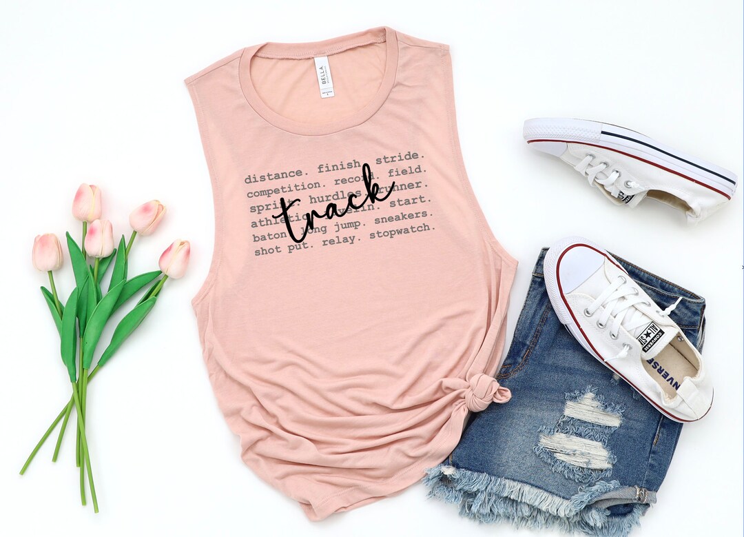 Track Tank Top / Track Top / Summer Track Tank Top / Summer Track Tee ...