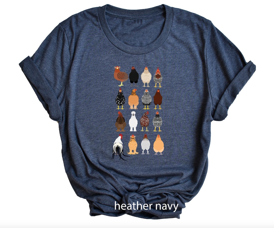 Chicken Breeds / Chicken Variety Shirt / Chicken Lover Shirt / Chicken ...