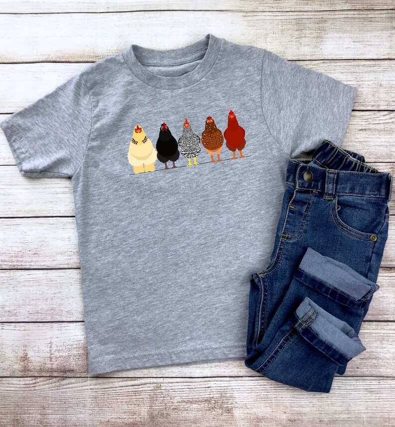 Chicken Kids Shirt / Kids Chicken Shirt / Chicken Shirt for - Etsy