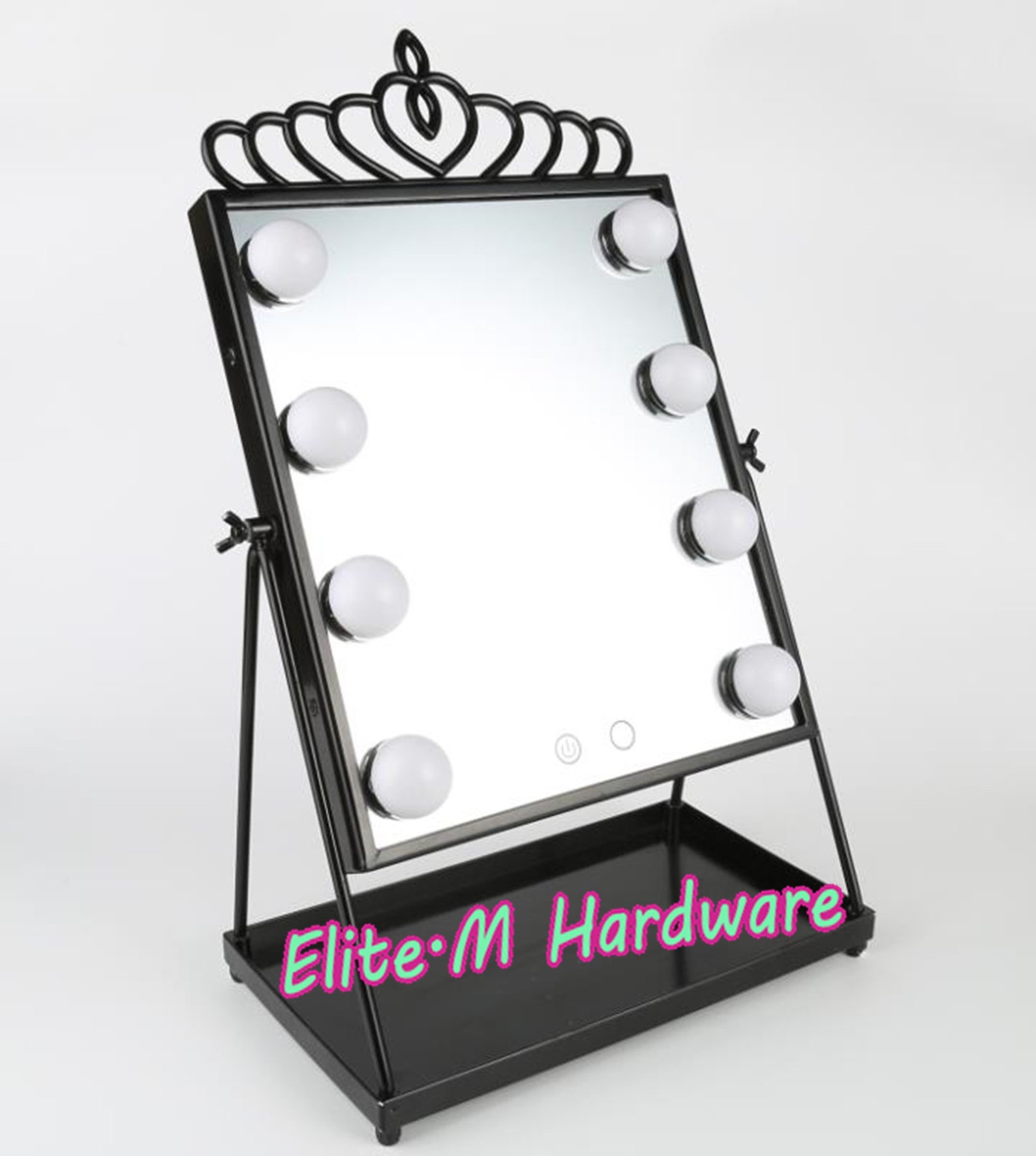 Princess LED Makeup Mirror With Bulb Desktop Crown Dressing - Etsy