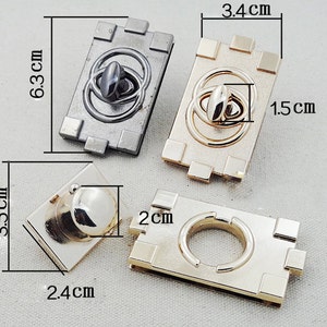 Fashion Golden Bags Lock Catch, Purse Lock, Purse Twist Lock. Turn Lock ...