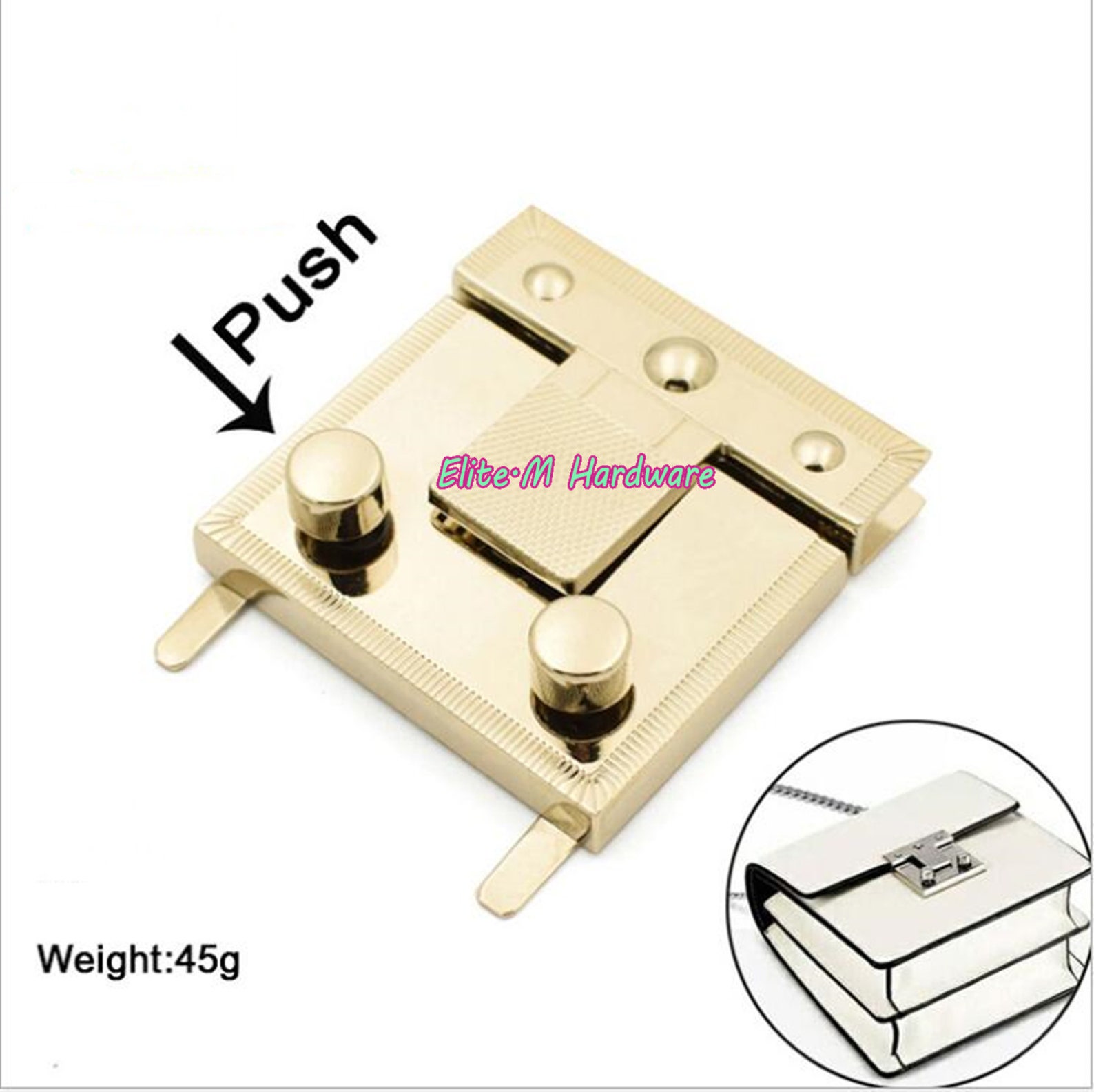 Purse Twist Lock Purse Lock Bag Lock Metal Lock Turn Lock | Etsy