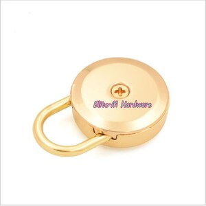 Handbag Round Padlock Round Circle Turn Snap Purse Lock - Etsy