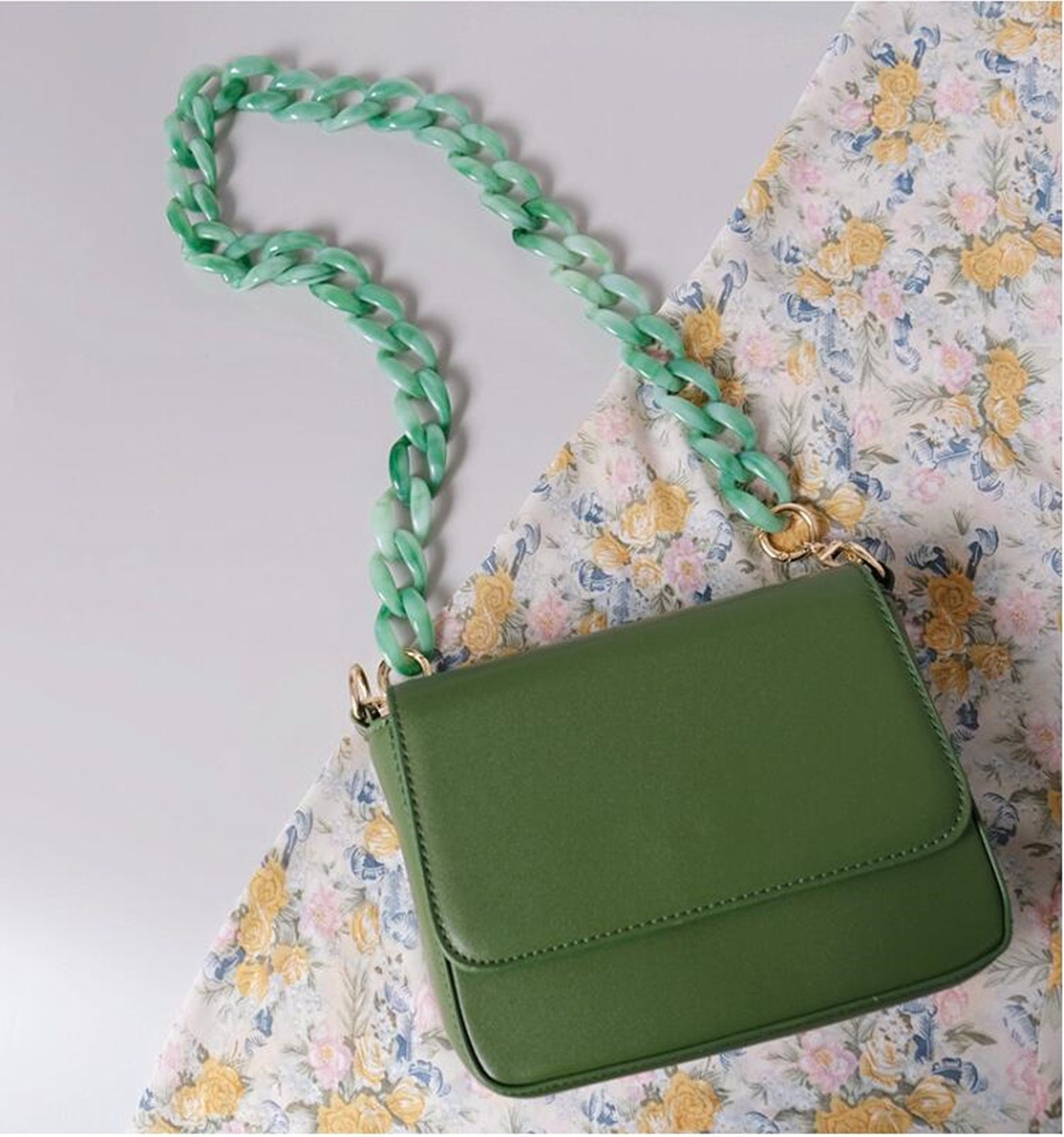 Fresh Resin Chain Thick Chain Acrylic Custom Chain Single | Etsy