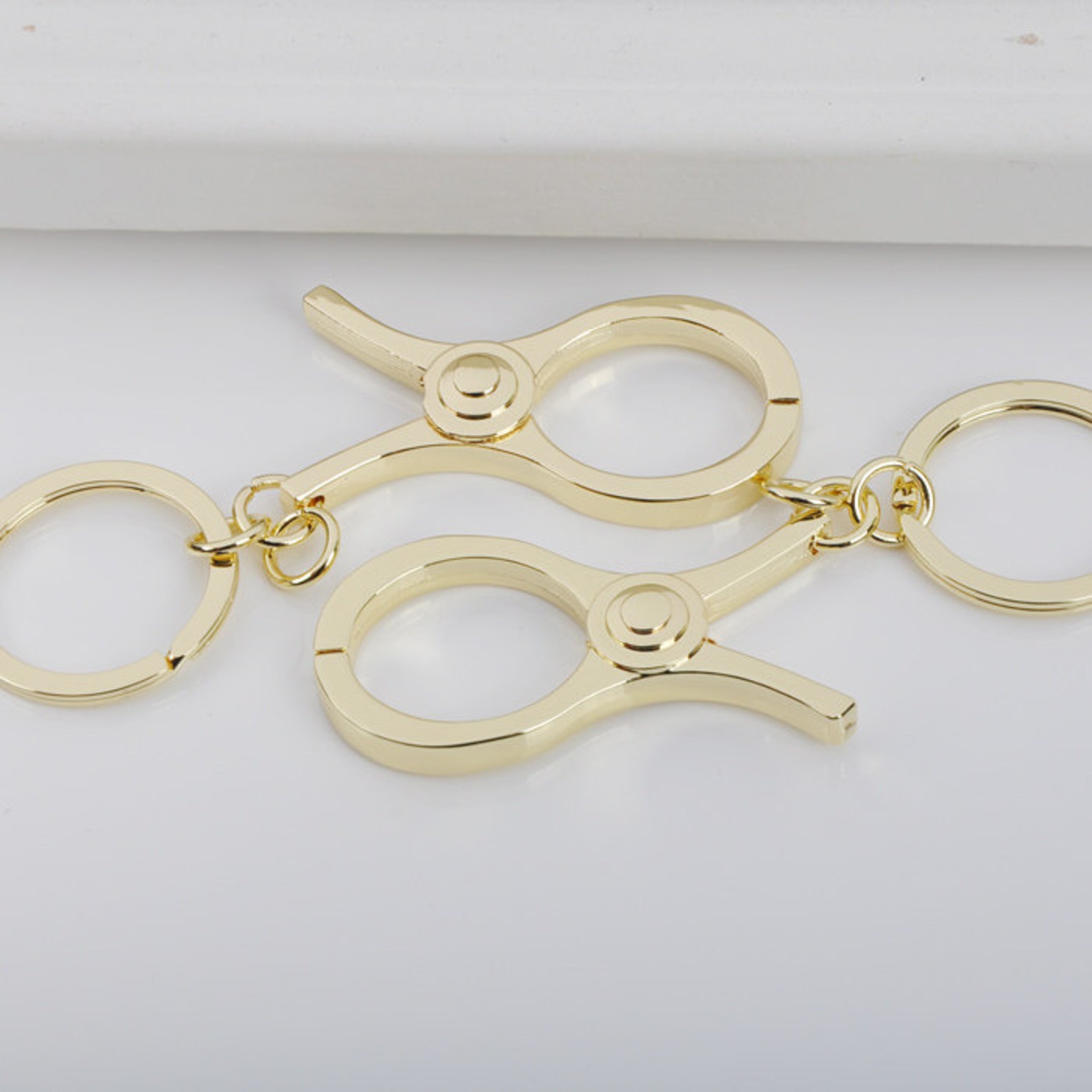 Golden Plated Purse Clasp Purse Pendant Key Ring Key Clasp - Etsy