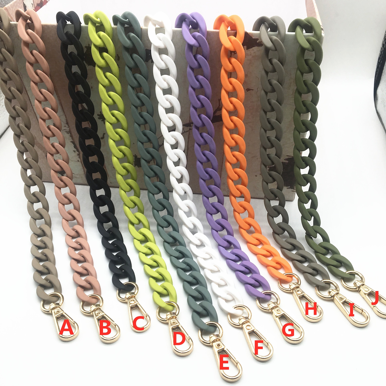 High Quality Resin Chain Acrylic Bag Chain Shoulder Chain - Etsy