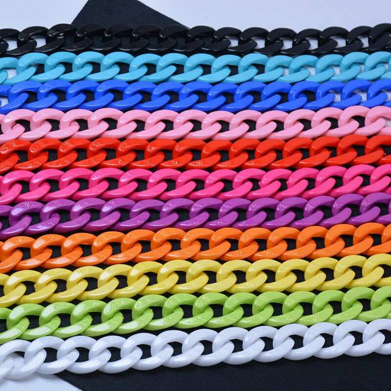 17mm Plastic Bag Chain Black Purse Chain Light Weight Mini Bag - Etsy UK