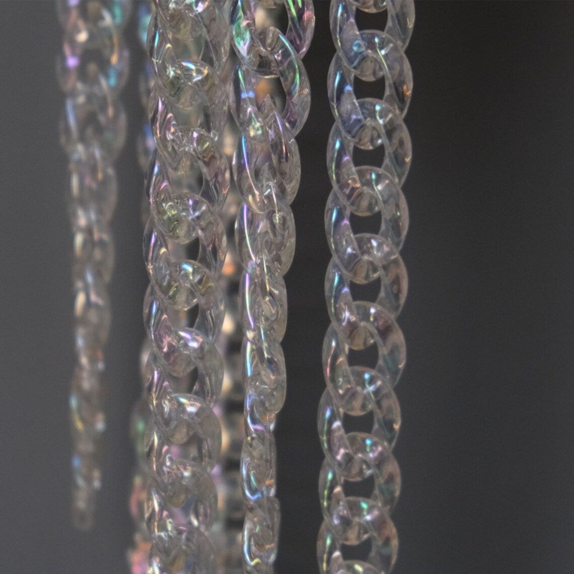 2cm Hand-made Colorful Transparent Acrylic Chain Resin - Etsy