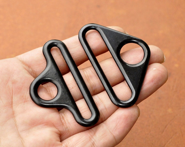 4PCS Black Triangle Buckle Purse Clasp Chain Strap Clasp - Etsy