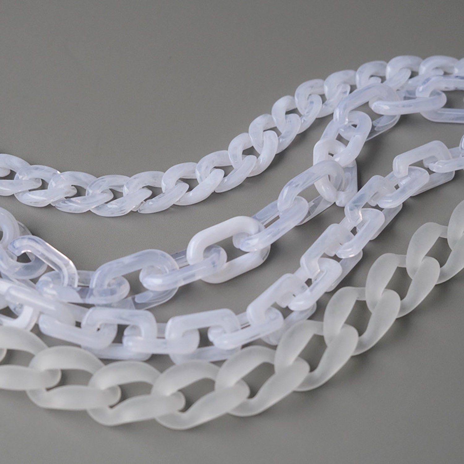 Acrylic Resin Chain Thick Chain Shoulder Bag Accessories Retro - Etsy