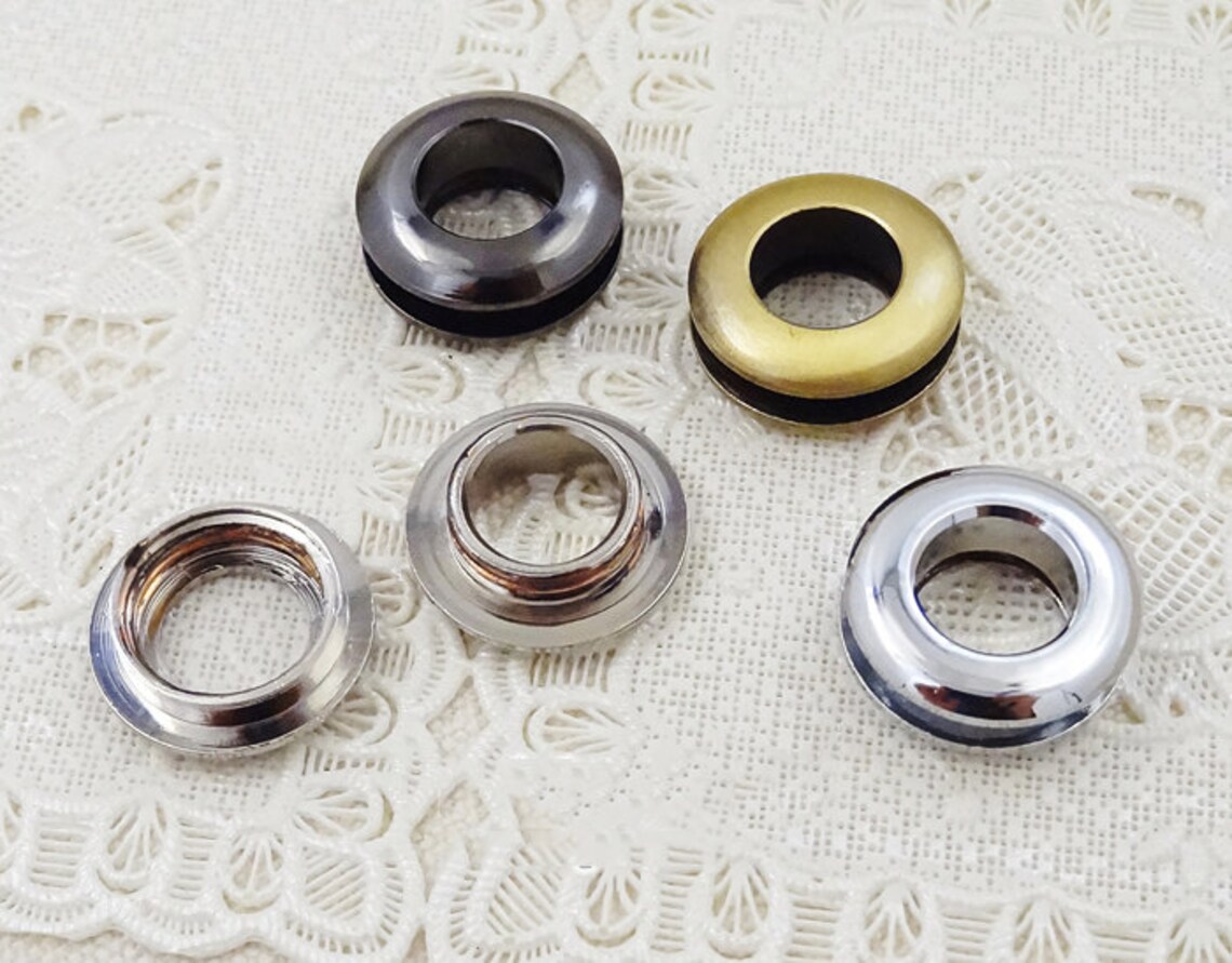 10mm Inner Silver Screw Eyelet Grommetspurse Eyelet | Etsy