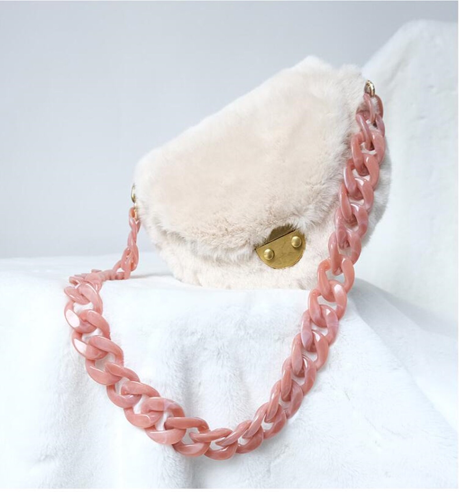 Bag Decorative Chain Acrylic Resin Chain Bag Accessories Bag - Etsy