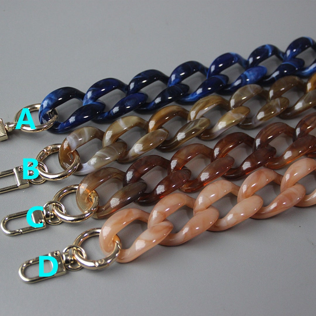 Acrylic Bag Chain Accessories Wide Shoulder Belt Acrylic Bag Belt Resin ...