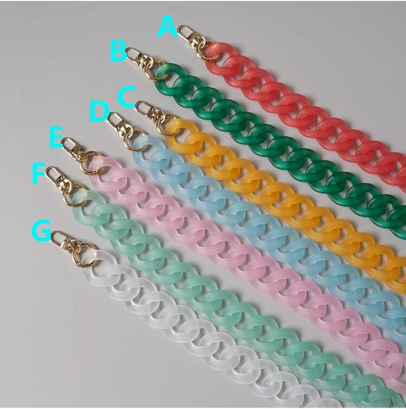 Acrylic Purse Chain Resin Chain Decorative Chain Bag Chain - Etsy