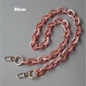 Bag Heavy Chain Shoulder Strap Bag Accessories Retro Resin Chain ...