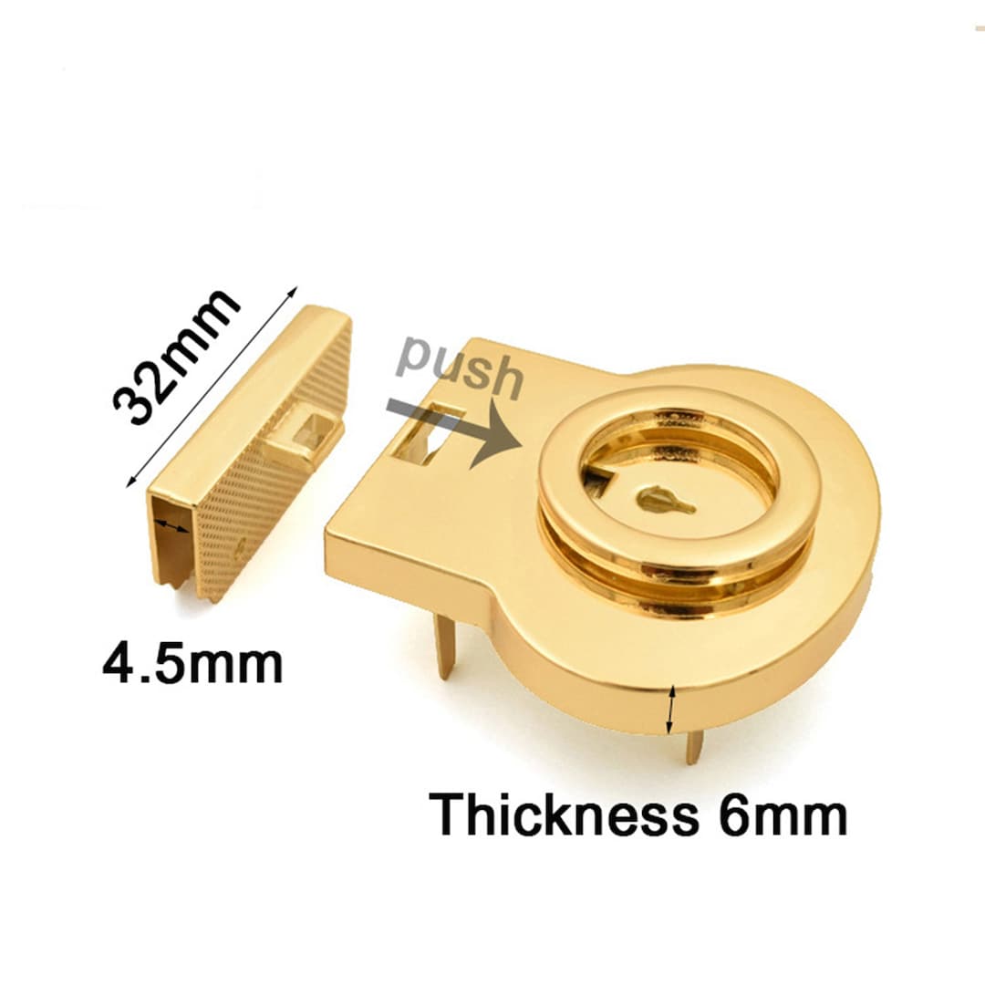 New Magnetic Absorption Lock Luggage Lock Square Decorative Lock ...