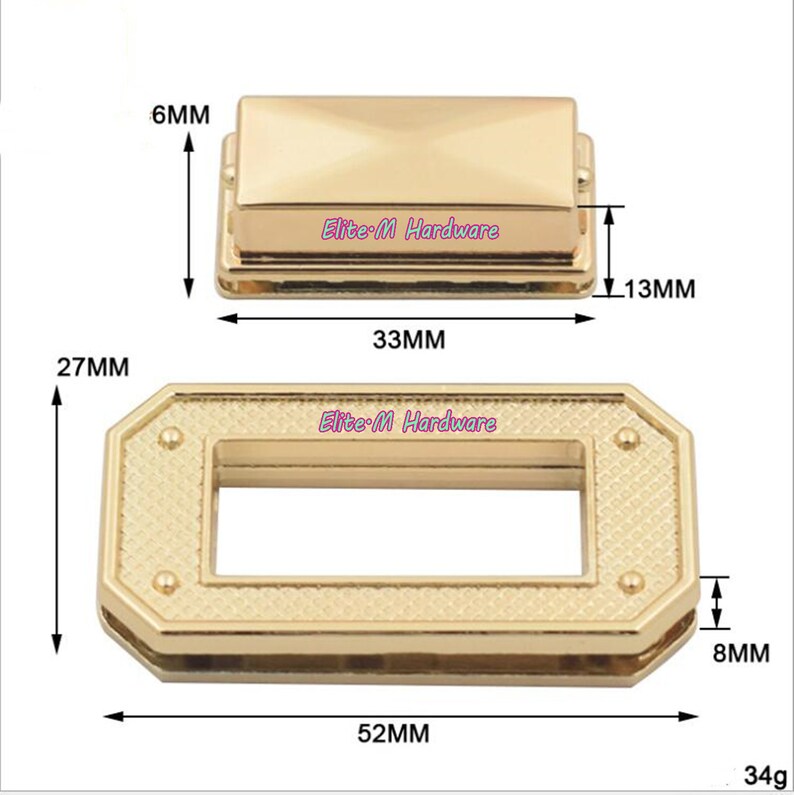 Square Decorative Lock Metal Square Lock Bag Lock Metal Lock - Etsy