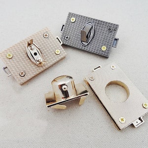 Fashion Golden Bags Lock Catch, Purse Lock, Purse Twist Lock. Turn Lock ...