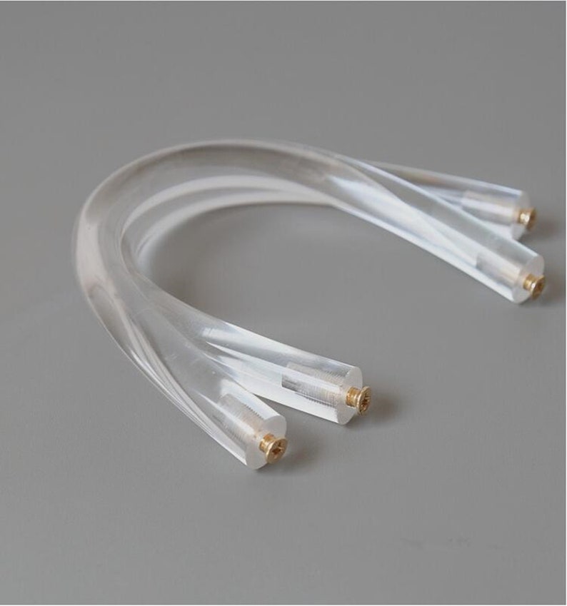 Clear Acrylic Handle Resin Purse Handle Purse Handle Chain - Etsy