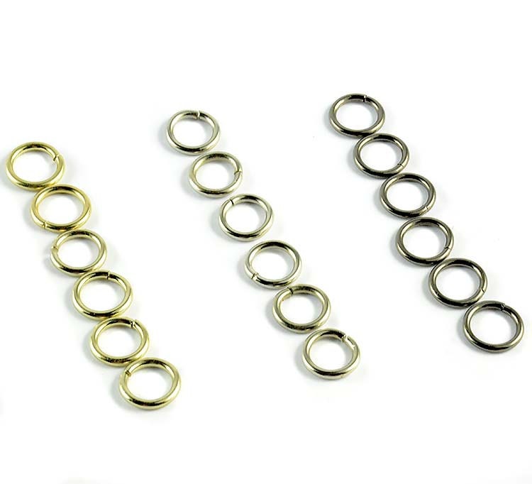 20PCS Light Golden Purse Round RingMetal RingHardware | Etsy