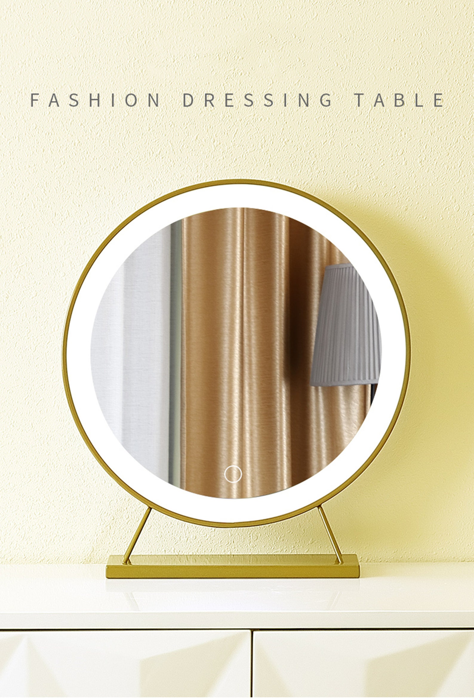 LED Mirror With Stand Mirror With Lights Make up Mirror - Etsy