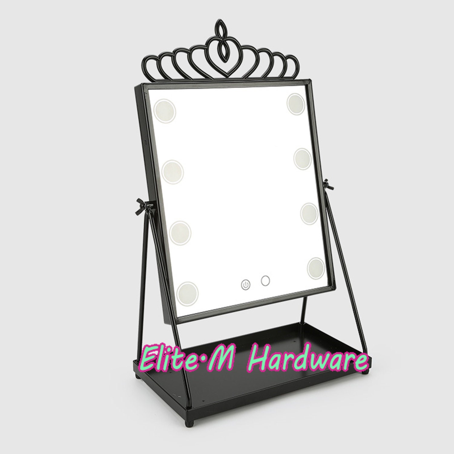 Princess LED Makeup Mirror With Bulb Desktop Crown Dressing - Etsy