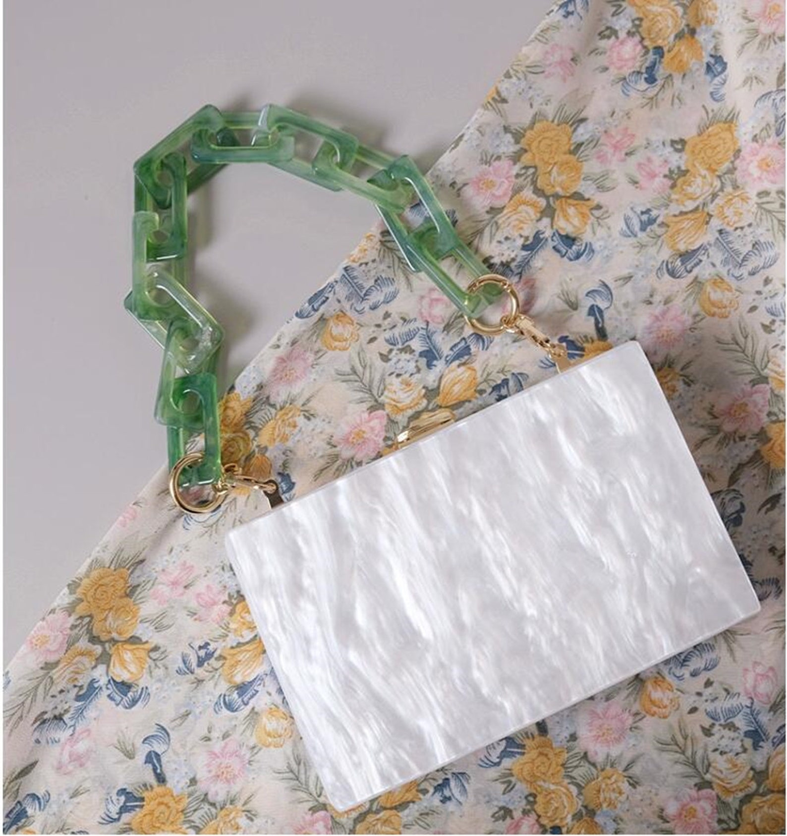 Fresh Resin Chain Thick Chain Acrylic Custom Chain Single | Etsy