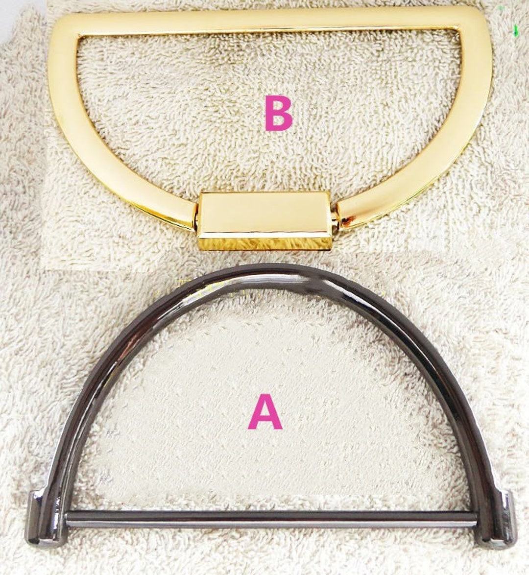 Elite.m Metal Ring Handle,diy Purse Hardware,purse Supply,purse Handle ...