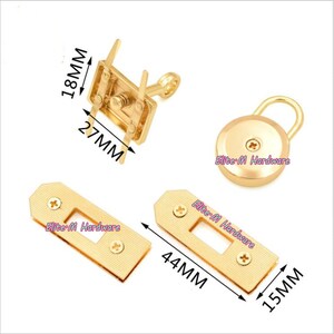 Handbag Round Padlock Round Circle Turn Snap Purse Lock - Etsy