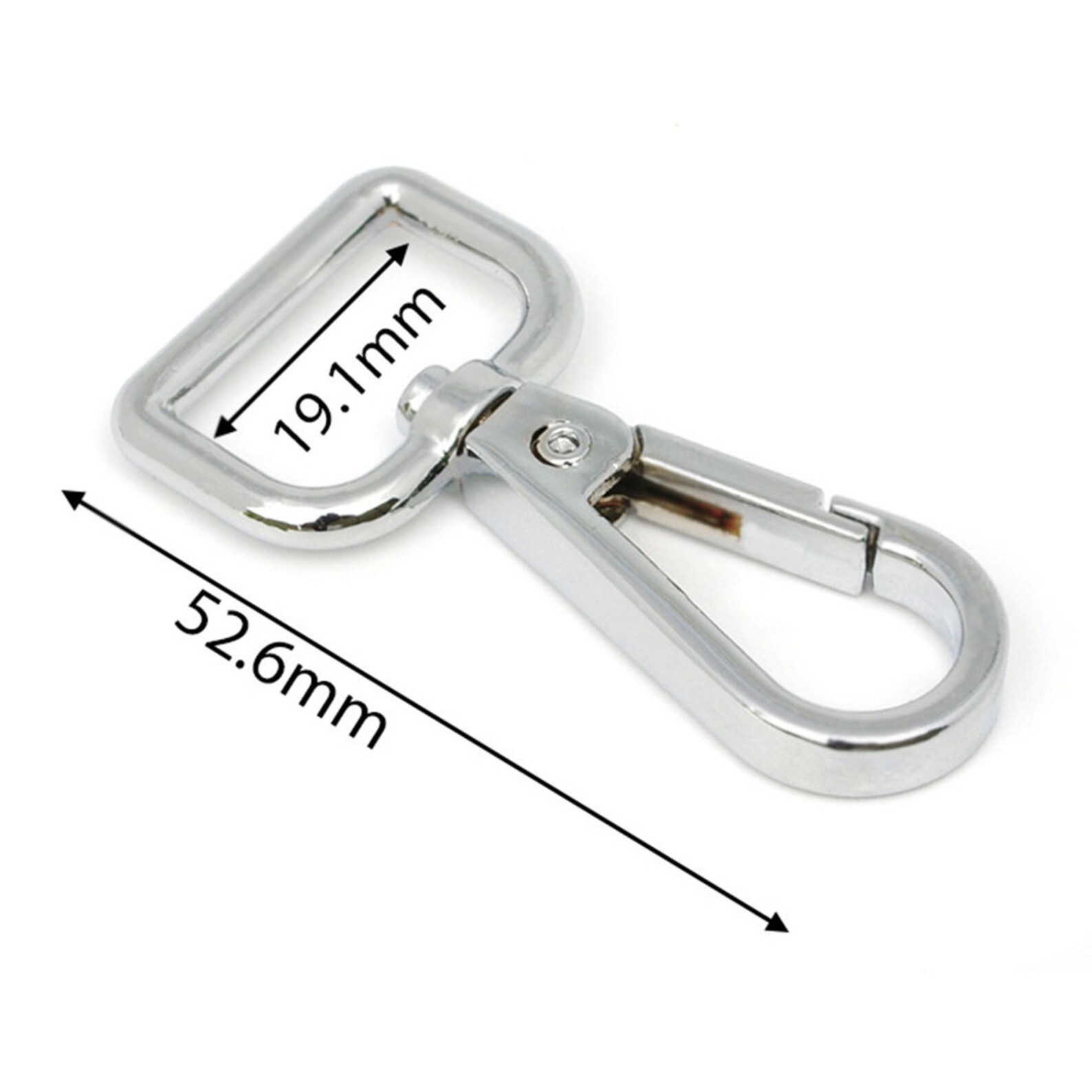 2pcs 1.9cm Silver Purse Metal Clasp Handbag Hook Chain Strap - Etsy