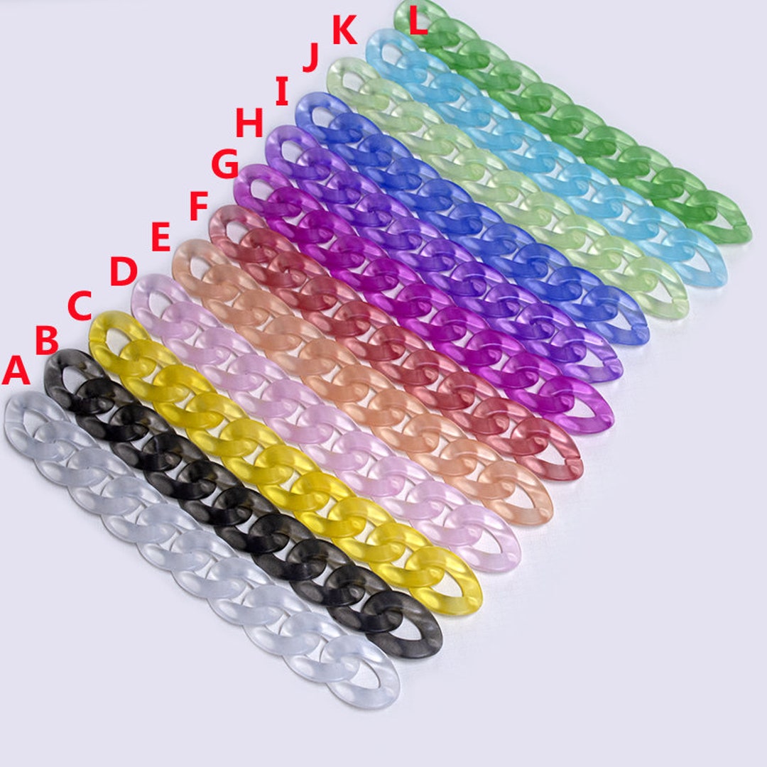 2cm DIY Acrylic Chain Resin Purse Chain Fish Bone Chain Shoulder Bag ...