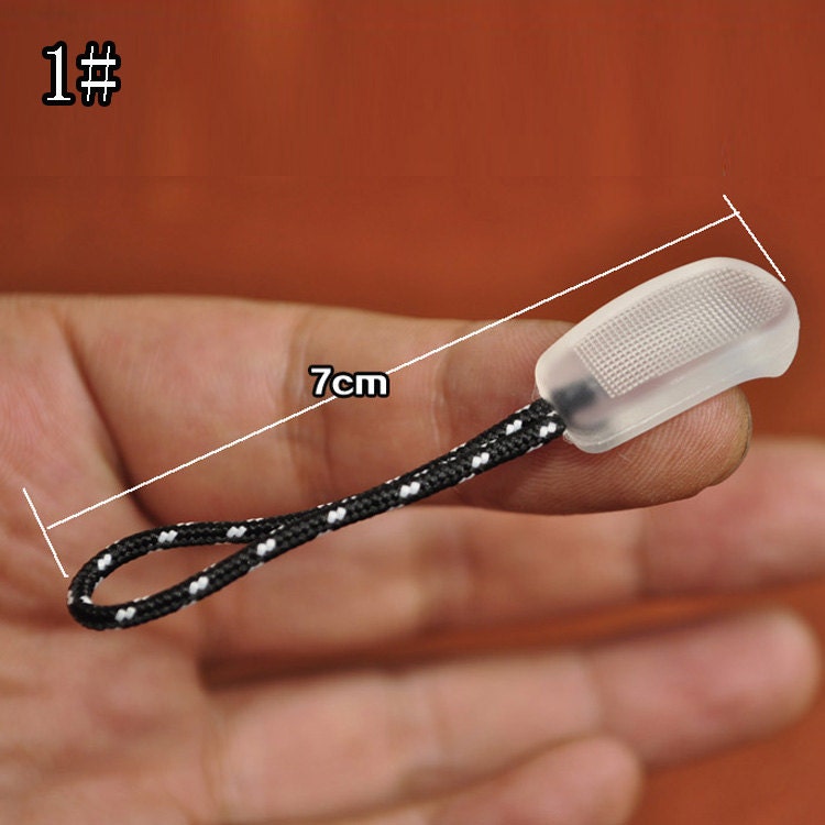 15PCS Zipper Rope Puller Rope Zipper Handle Zipper Head - Etsy